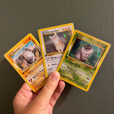 Custom Pokémon Card From PHOTO - Etsy