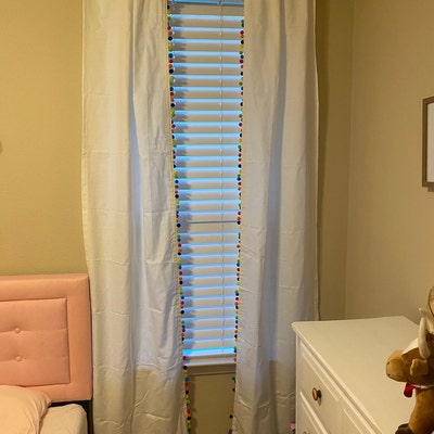 Pleated Lynn Block Print Cafe Curtain , Tier Curtains, Kitchen Curtains ...