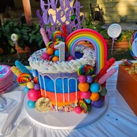 Make a Wish Cake Topper Birthday Cake Topper Star Themed - Etsy