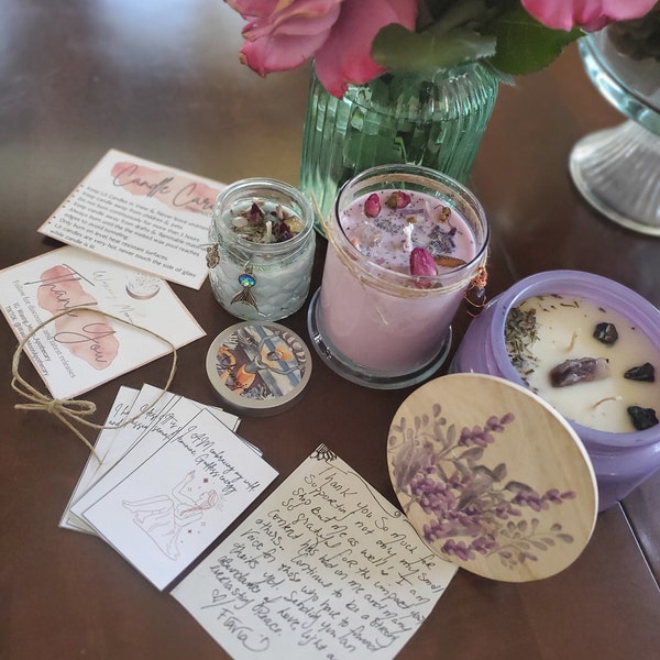 Divine Feminine Candle: Enchantress Ritual Candle With Carnelian & Rose ...