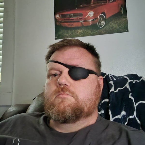 Ultimate Kydex and Leather Eye Patch - Crenshaw Style, Concave With ...