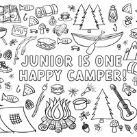 Woodland Animal Coloring Page Printable Coloring Book Coloring Pages ...