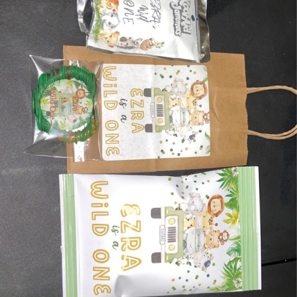 Jungle Birthday Party - Package - Bundle - Editable - Printable - Chip ...