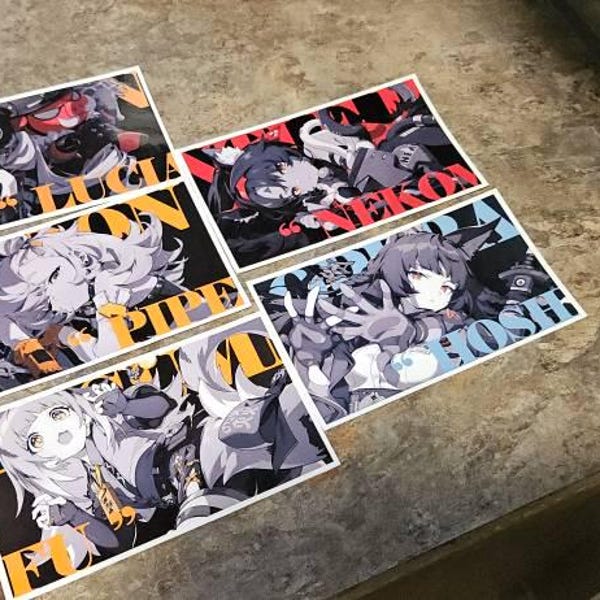 Zenless Zone Zero Portraits Mindscape Stickers - Etsy