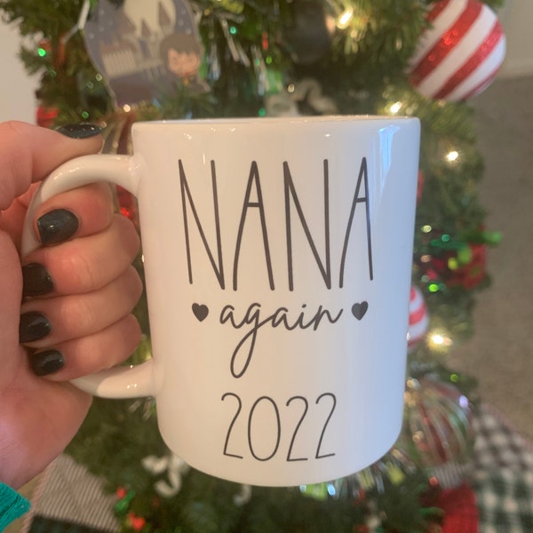 Nana Again 2025, Nana Again Announcement Gifts, Nana Again 2024 Mug ...