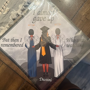 Custom Memorial Cap Decoration, Personalized Memories Graduation Cap ...