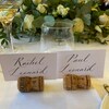 Handwritten Place Names Gold Calligraphy Wedding Place Cards Gold Ink ...