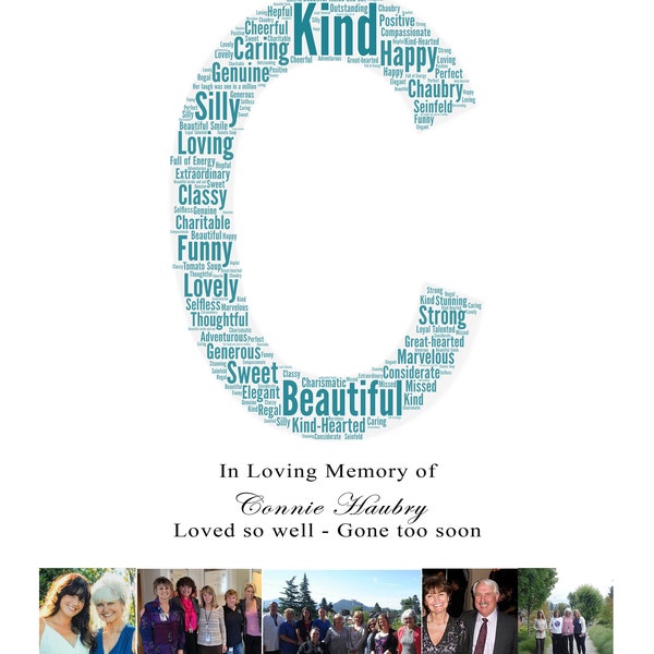 Teacher Apple Word Collage, Wordle, Word Cloud, Custom Personalized ...