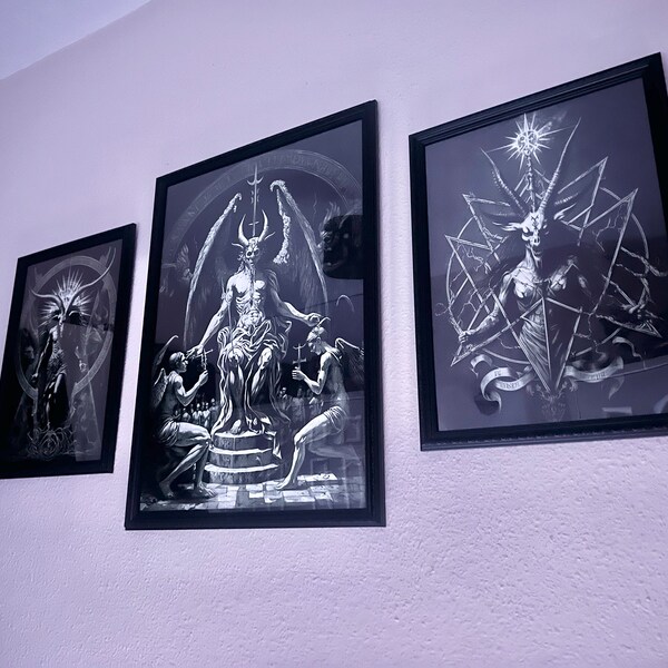 Red Black. Gothic Prints. Oil Painting. Dracula's Castle Poster ...