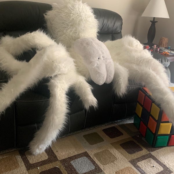 Giant Spider Sleeping Plush for Adults, Weighted Plushie, Cute Monster ...