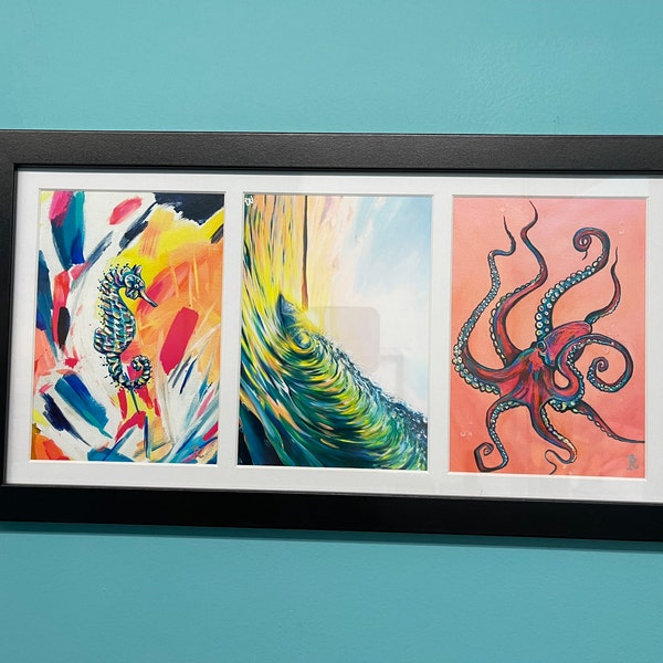 Ahi Tuna Print, Yellowfin Art, Sport Fish Painting, Kauai Hawaii Artist ...