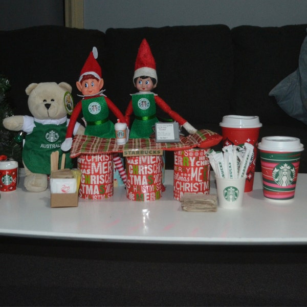 Mcelves Fast Food Display, Elf Props, Costume for Elf Dolls, Elf ...