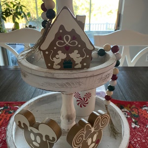 Disney Inspired Tiered Tray Decor Mickey Decor Minnie Decor - Etsy