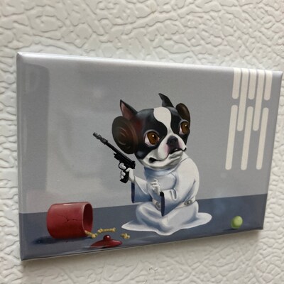 Princess Terrier Boston Terrier Magnet, Boston Terrier Gift, Boston ...