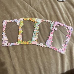 DECORATED Toploaders Kpop Deco Holographic Premade - Etsy