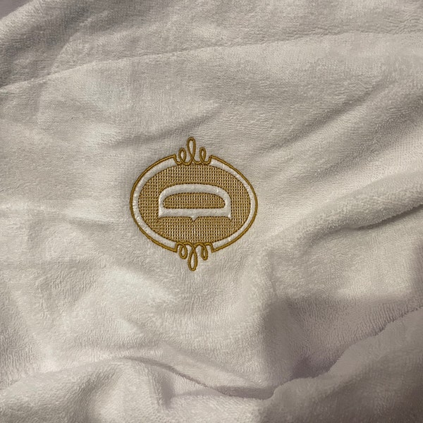 Embossed Monogram Terry Towel Machine Embroidery Designs A-Z in ...