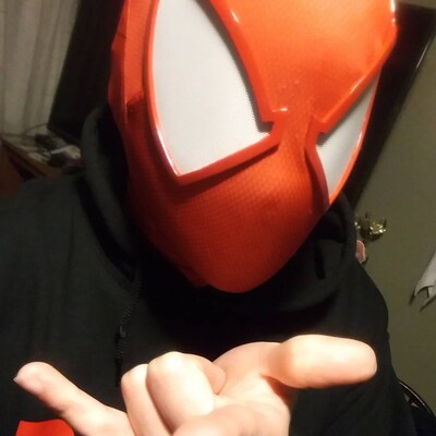 Scarlet Spider Ps 4 Shell and Lenses With Cloth Mask - Etsy