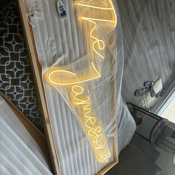Custom Selfie Mirror LED Neon Sign | Wedding Mirror Wall Art Neon Light ...