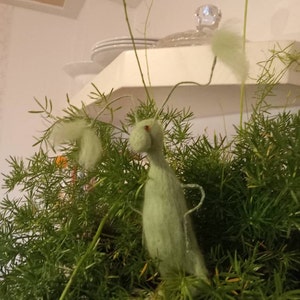 Needle Felted Mouse 3 Meet the Life Size Mice Made to Order - Etsy