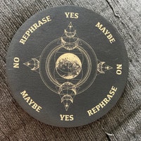 Triple Moon Pendulum Board Triple Moon Divination Board Altar ...