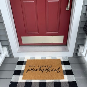 Doormat Layering Rug /buffalo Check Entry Rug / Buffalo Plaid / Accent ...