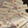 Luggage Tag Table Plan for Wedding. Seating Plan Tags. Rustic Style ...