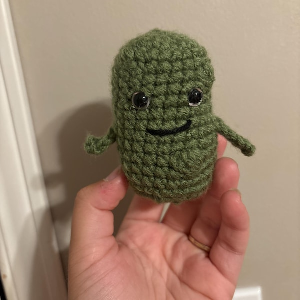 Emotional Support Pickle No Sew Digital Crochet Pattern - Etsy