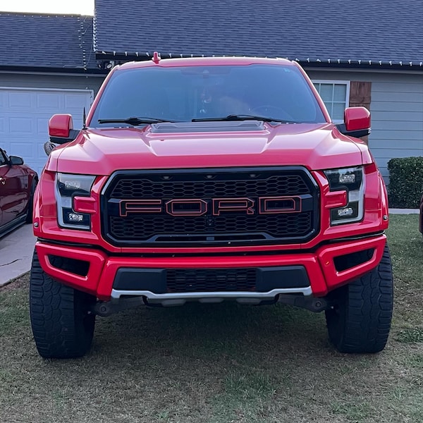 2015-2020 Ford F-150 Paramount Raptor Style Aftermarket Grille Letter ...