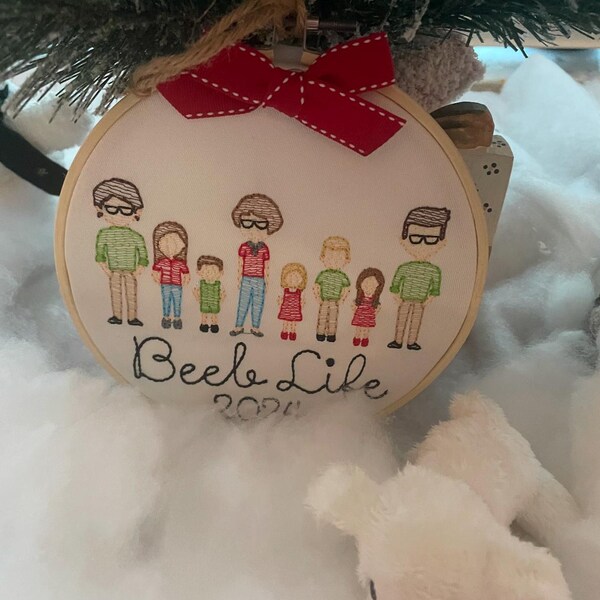 Personalized Family Christmas Ornament Keepsake Holiday Ornament - Etsy