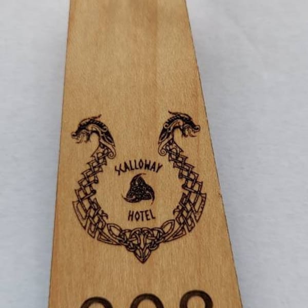 Quality Personalised Key Fobs (large) Hotel-guesthouse-office-business ...