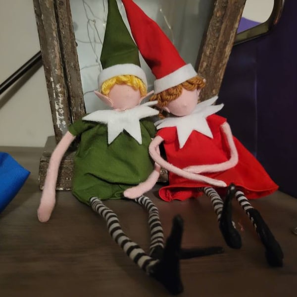 Christmas Elf Sewing Pattern: Boy and Girl Elves (PDF Pattern) - Etsy