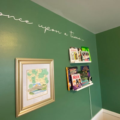 Script Once Upon A Time Sign for Nursery or Playroom Free 3-5 Business ...