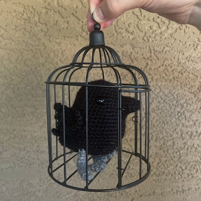 Amigurumi Raven ENGLISH PATTERN, PDF, Sandman Guardian Raven Crochet ...