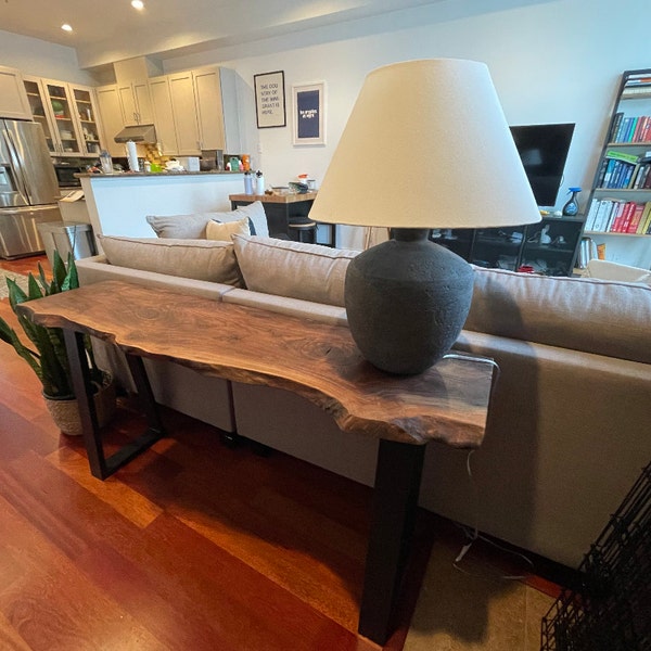 Ash Console Table Entryway Table - Etsy