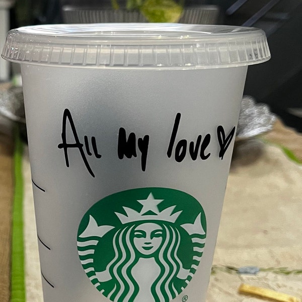 Harry Styles Signature & Fine Line Cup With Optional Name - Etsy