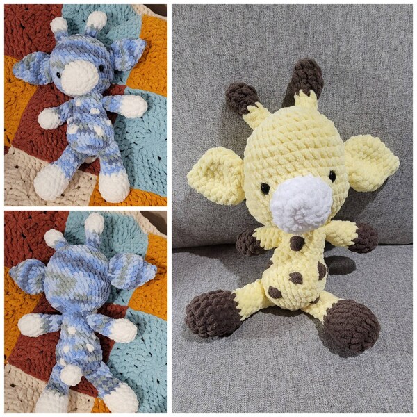 PATTERN: Plush Gemma the Giraffe Pattern - Amigurumi Chunky Giraffe ...