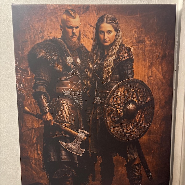 Custom Viking Man From Photo , Viking Portrait, Viking Gifts, Ragnar ...
