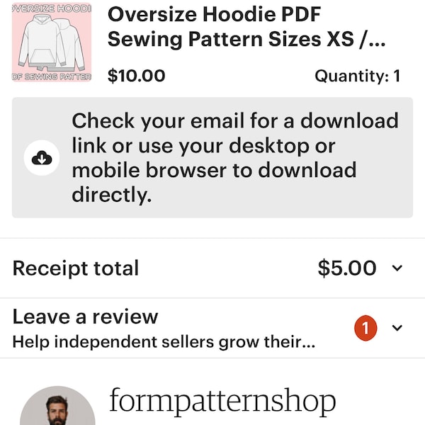 Oversize Hoodie PDF Sewing Pattern Sizes XS / S / M / L / XL - Etsy