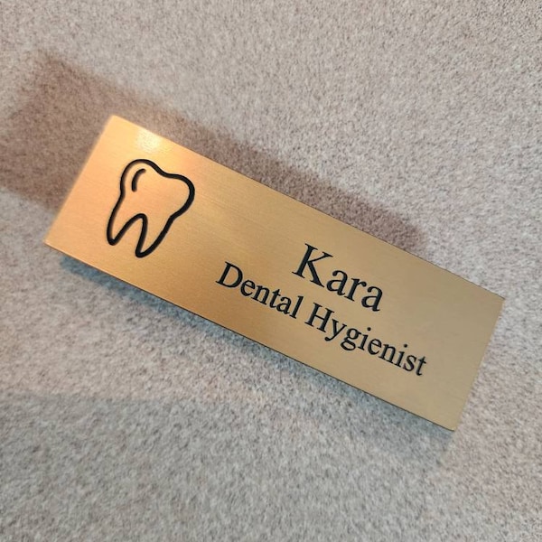 DENTAL Name Tag Dentist Dental Assistant Dental Hygienist RDH Name ...