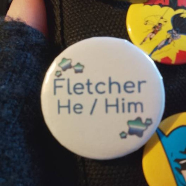 Blue and Orange Dog Inspired Art 32 Mm Pin Button Badge - Etsy