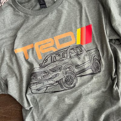 Toyota 4runner Mountains Landscape Heritage Vintage Logo T-shirt TRD ...