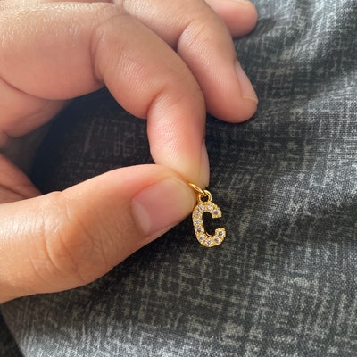 Rose Gold Angel Wings Pave Pendant, Wing Necklace, Micro Pave Charms ...