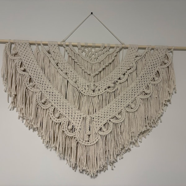 Easy Macrame Pattern PDF With Step by Step Photos, DIY Beginner Macrame ...