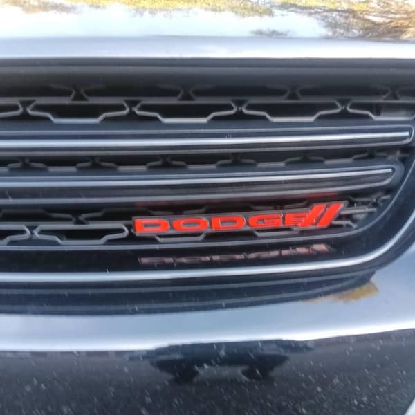 DODGE Grille Emblem Lettering Overlay Sticker - 2013-2026 Durango - Etsy