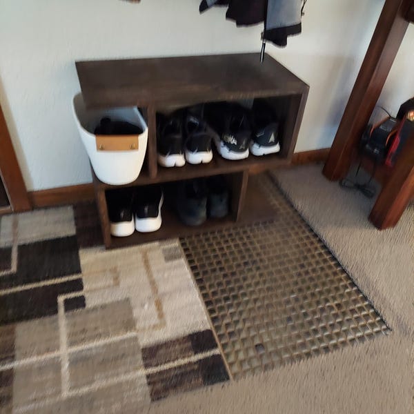 Handmade Unique Shoe Rack - Ships Fully Assembled! - Etsy