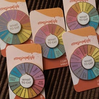 What to Eat Enamel Pin Foodie Pin Interactive Pin Spinning Pin - Etsy ...