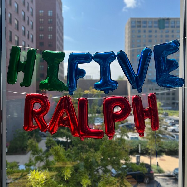 Custom Balloon Letters Balloon Phrase Gold Letter Balloons Custom ...