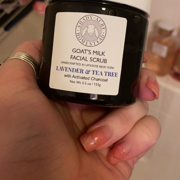 Goat Milk Facial Scrub, Sugar Face Scrub, Goat Milk Scrub, Goats Milk ...