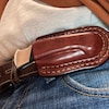 Double Stitched Horizontal Sheath for Buck 112 Ranger, Buck Custom ...