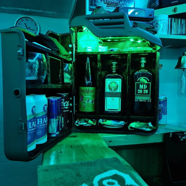 Gas Can Bar, Jerry Can Mini Bar, Gift for Him, Drinking Cabinet ...